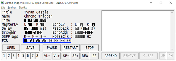 FIR Filter - SnesLab